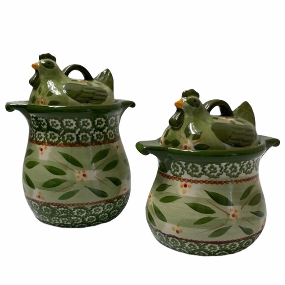 Temptations | Kitchen | Temptations Canister Set Of 2 Old World ...